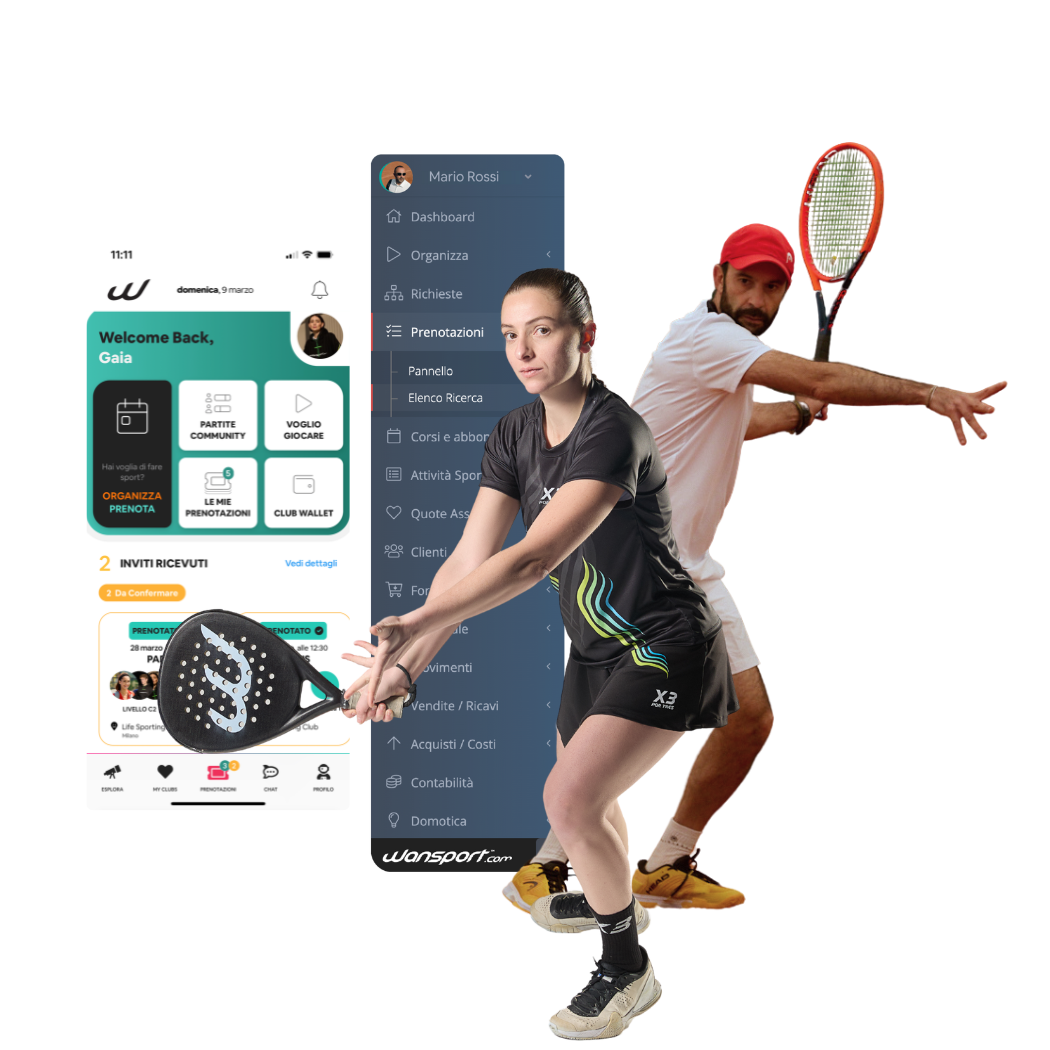 Gestionale per Racquet Sport - Wansport